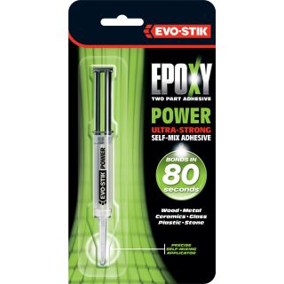 Evo-Stick Epoxy Power Syringe 2 Part Adh'e 3g (6/C) 30613707